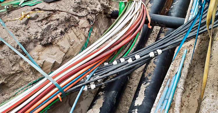 60 per cent progress in construction of underground electric wires in ...